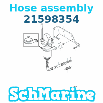 21598354 Volvo Penta Hose assembly