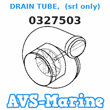 0327503 JOHNSON DRAIN TUBE, (srl only)