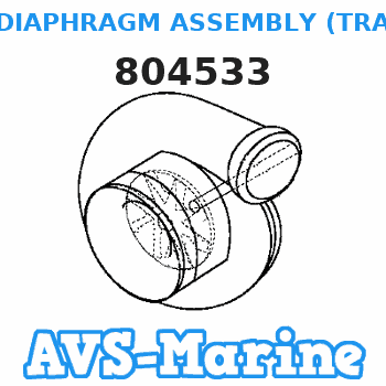 804533 Mercury DIAPHRAGM ASSEMBLY (TRACKER VALVE)