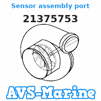 21375753 Volvo.Penta Sensor assembly port