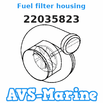 22035823 Volvo.Penta Fuel filter housing