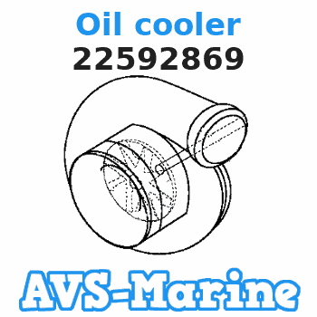 22592869 Volvo.Penta Oil cooler