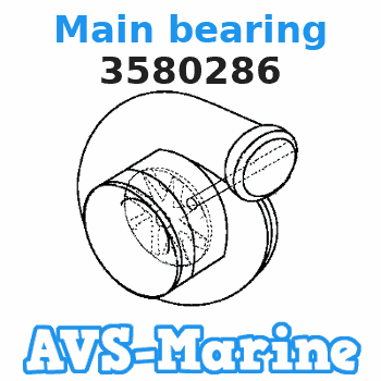 3580286 Volvo.Penta Main bearing
