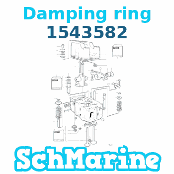1543582 Volvo Penta Damping ring