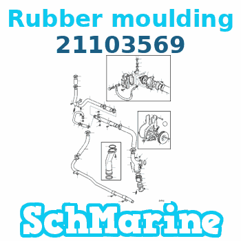 21103569 Volvo Penta Rubber moulding