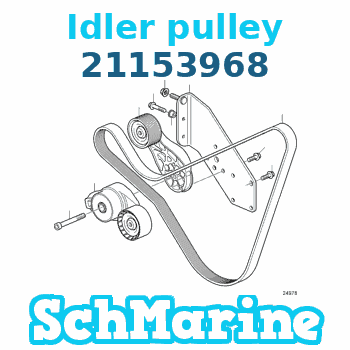 21153968 Volvo Penta Idler pulley