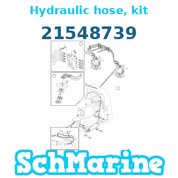 21548739 Volvo Penta Hydraulic hose, kit