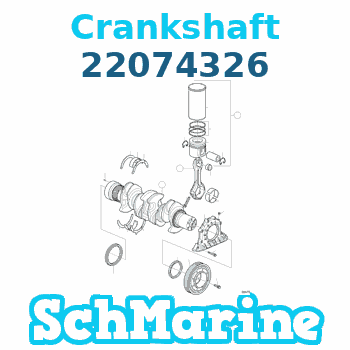 22074326 Volvo Penta Crankshaft