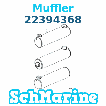 22394368 Volvo Penta Muffler