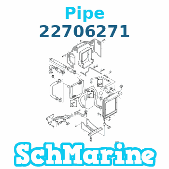 22706271 Volvo Penta Pipe