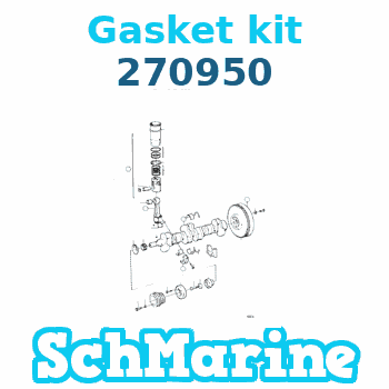 270950 Volvo Penta Gasket kit