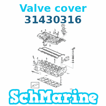 31430316 Volvo Penta Valve cover
