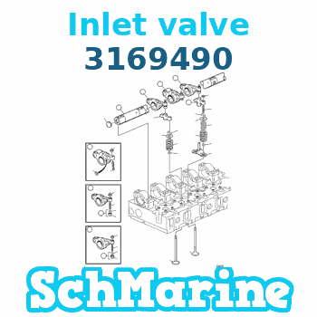 3169490 Volvo Penta Inlet valve