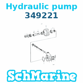 349221 Volvo Penta Hydraulic pump