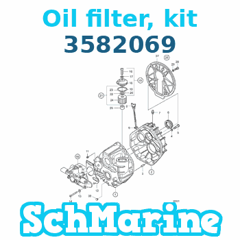 3582069 Volvo Penta Oil filter, kit