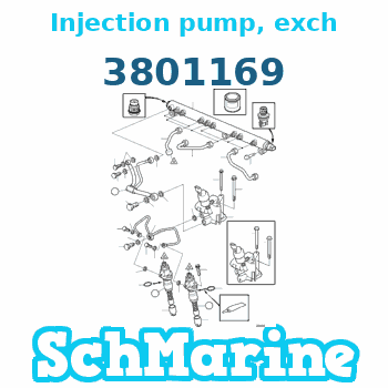 3801169 Volvo Penta Injection pump, exch
