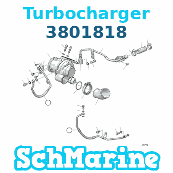 3801818 Volvo Penta Turbocharger