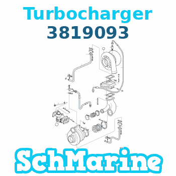 3819093 Volvo Penta Turbocharger
