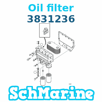 3831236 Volvo Penta Oil filter