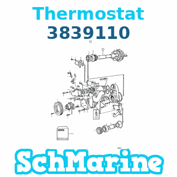 3839110 Volvo Penta Thermostat