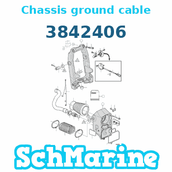 3842406 Volvo Penta Chassis ground cable
