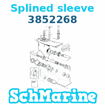 3852268 Volvo Penta Splined sleeve