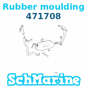 471708 Volvo Penta Rubber moulding