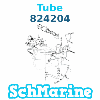 824204 Volvo Penta Tube